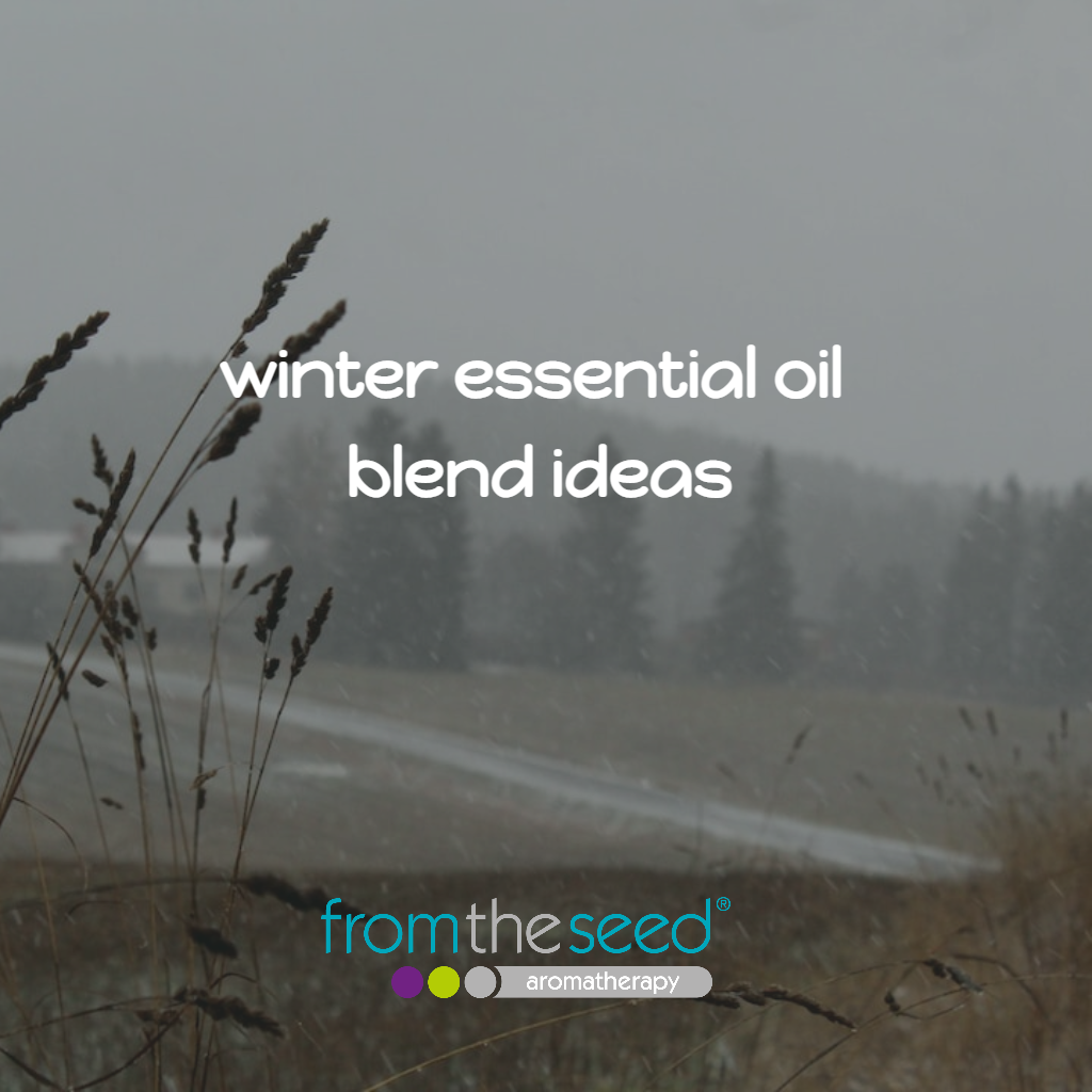 winter warming essential oil blend ideas, from the seed